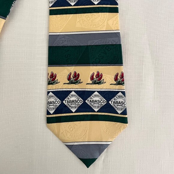 Tabasco | Accessories | Tabasco Silk Mens Tie Necktie Tabasco Brand W ...